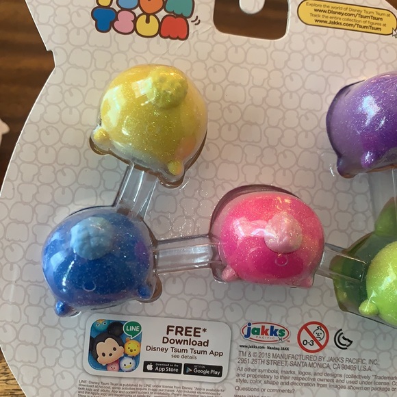 Disney | Toys | Rare New Two Packs Disney Tsum Tsum Glitter Toys | Poshmark